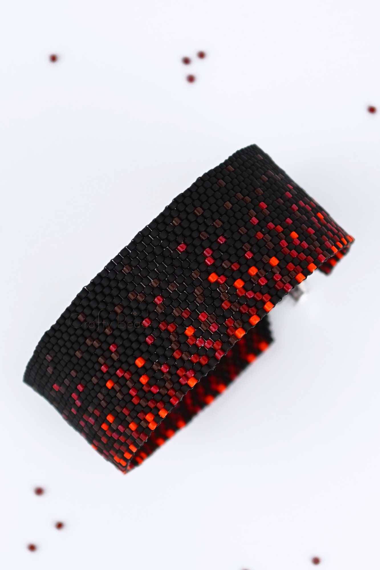 Hell Yeah! - even count peyote stitch bracelet pattern